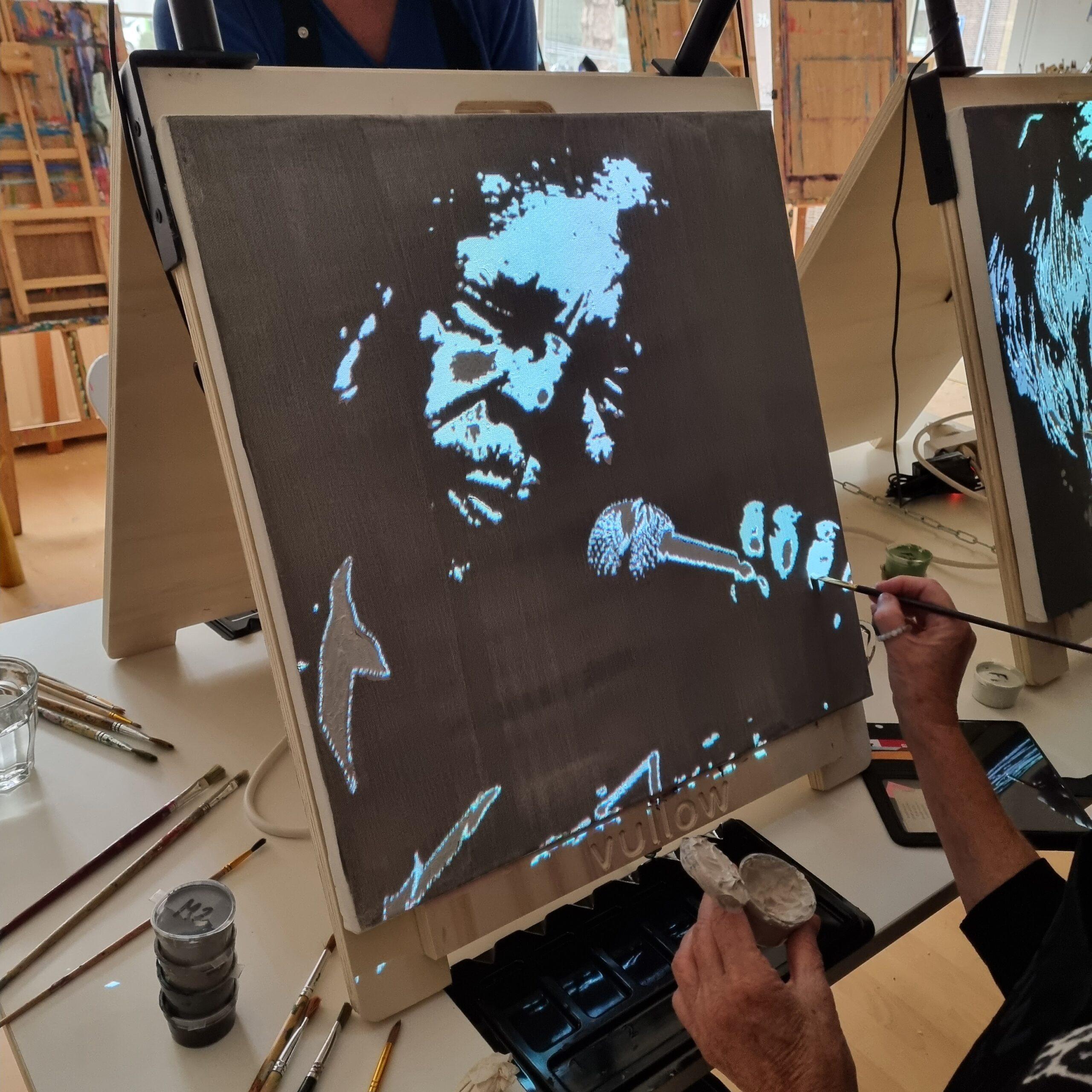 Levensecht Portret schilderen - In de Hoge Hoed